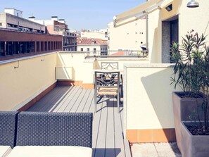 Suite Júnior, 1 cama king-size | Roupa de alta qualidade, edredões de penas, minibar, cofre no quarto 