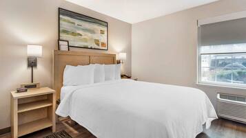 Estúdio premium, 1 cama Queen, para não fumantes | Escrivaninha, ferros/tábuas de passar roupa, Wi-Fi de cortesia