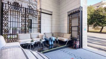 Entrada do alojamento