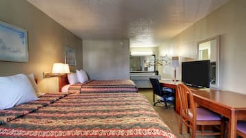 Quarto, 2 camas de casal | Wi-Fi de cortesia