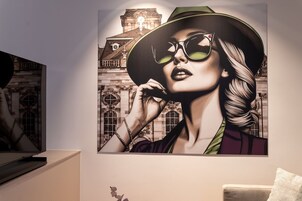 Estúdio conforto | Roupas de cama premium, cofres nos quartos, individualmente decorados