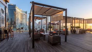 Terraço no piso superior