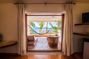 Linda Vista Suite Frente al Mar, 1 cama extragrande | Terraço/pátio interior