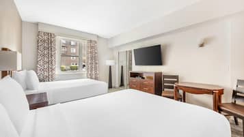 1 quarto, roupas de cama premium, cofres nos quartos