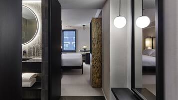 Roupas de cama premium, edredons de pluma, camas com colchões pillow-top