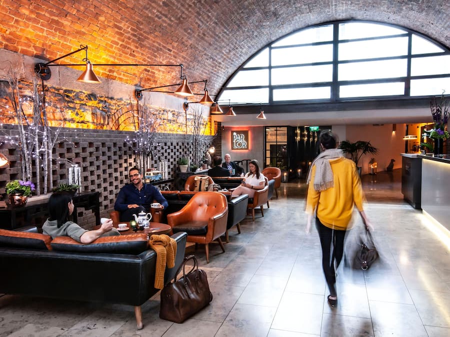 Sala de estar do lobby