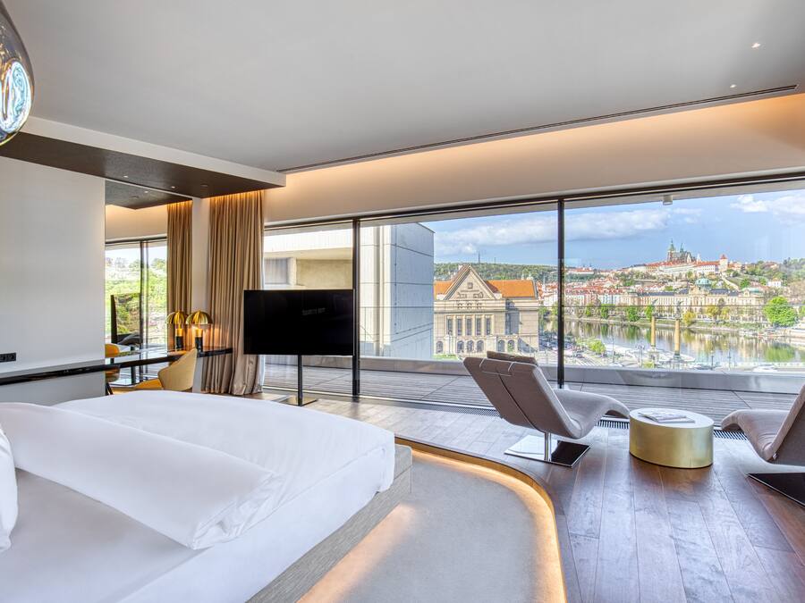 Cobertura real | 1 quarto, frigobar, cofres nos quartos, cortinas blackout
