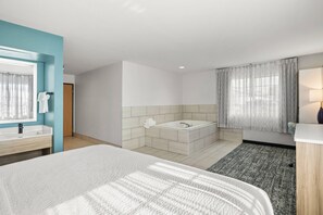 Suite, 1 cama king-size e sofá-cama, não fumadores (Upgrade) | Roupa hipoalergénica, camas de colchão pillowtop 