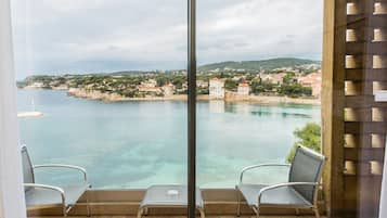 Quarto casal premium, vista para o mar | Vista do quarto