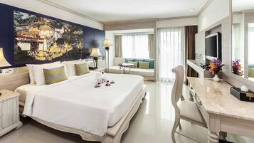 Quarto Duplo Superior, 1 cama de casal | Cofre no quarto, secretária