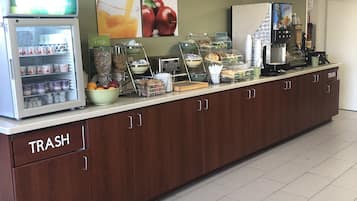 Café da manhã com buffet grátis
