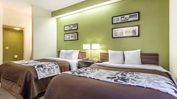 Quarto standard, 2 camas Queen, para não fumantes | Individualmente decorados, individualmente mobiliados, escrivaninha