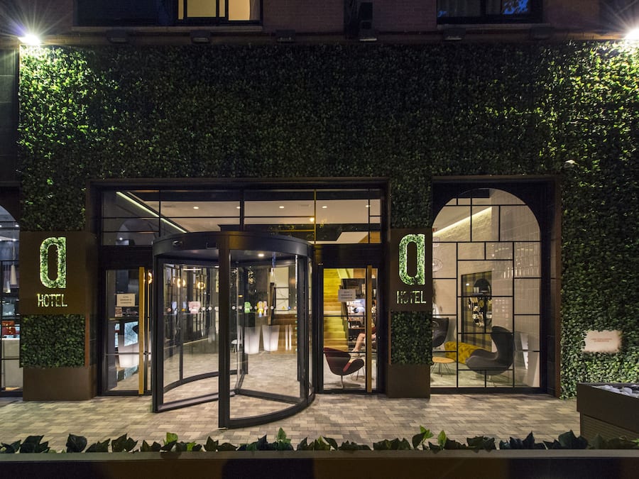 Entrada do alojamento