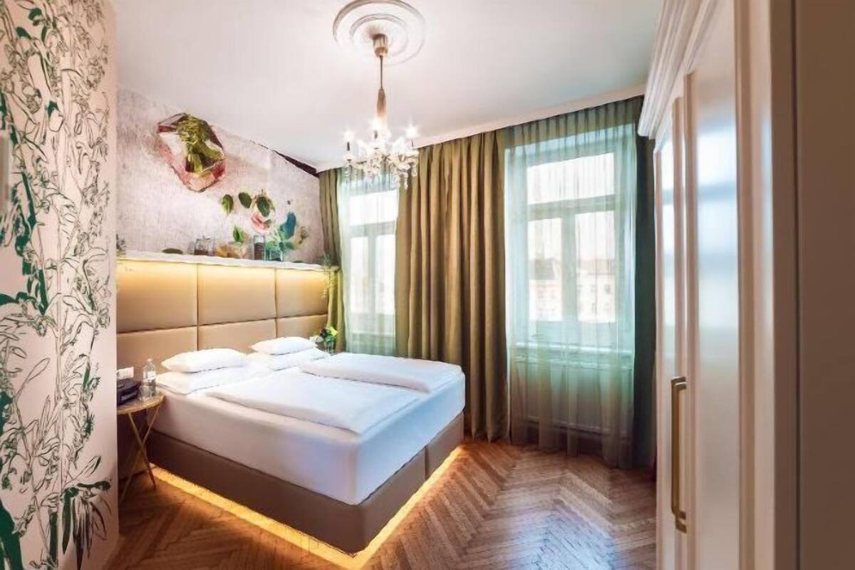 Individualmente decorados, individualmente mobiliados, cortinas blackout