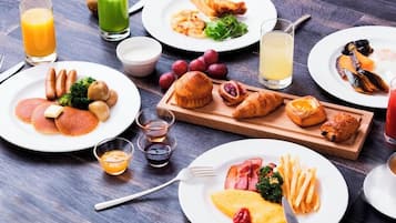 Pequeno-almoço tipo buffet diário mediante uma taxa