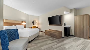 1 quarto, roupas de cama premium, escrivaninha