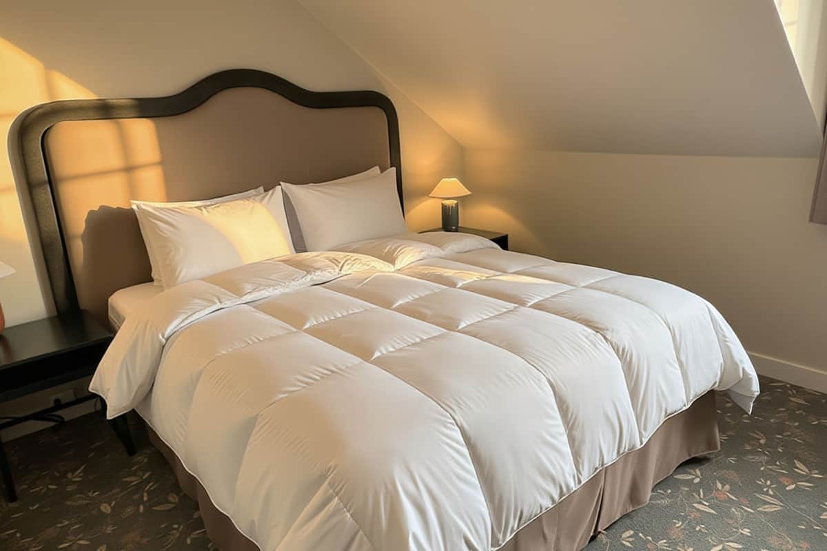 Quarto Standard | Camas de colchão pillowtop, cortinas/cortinados opacos