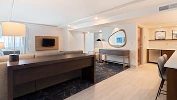 Quarto Presidencial, 1 cama king-size, não fumadores | 1 quarto, roupa de alta qualidade, cofre no quarto, secretária