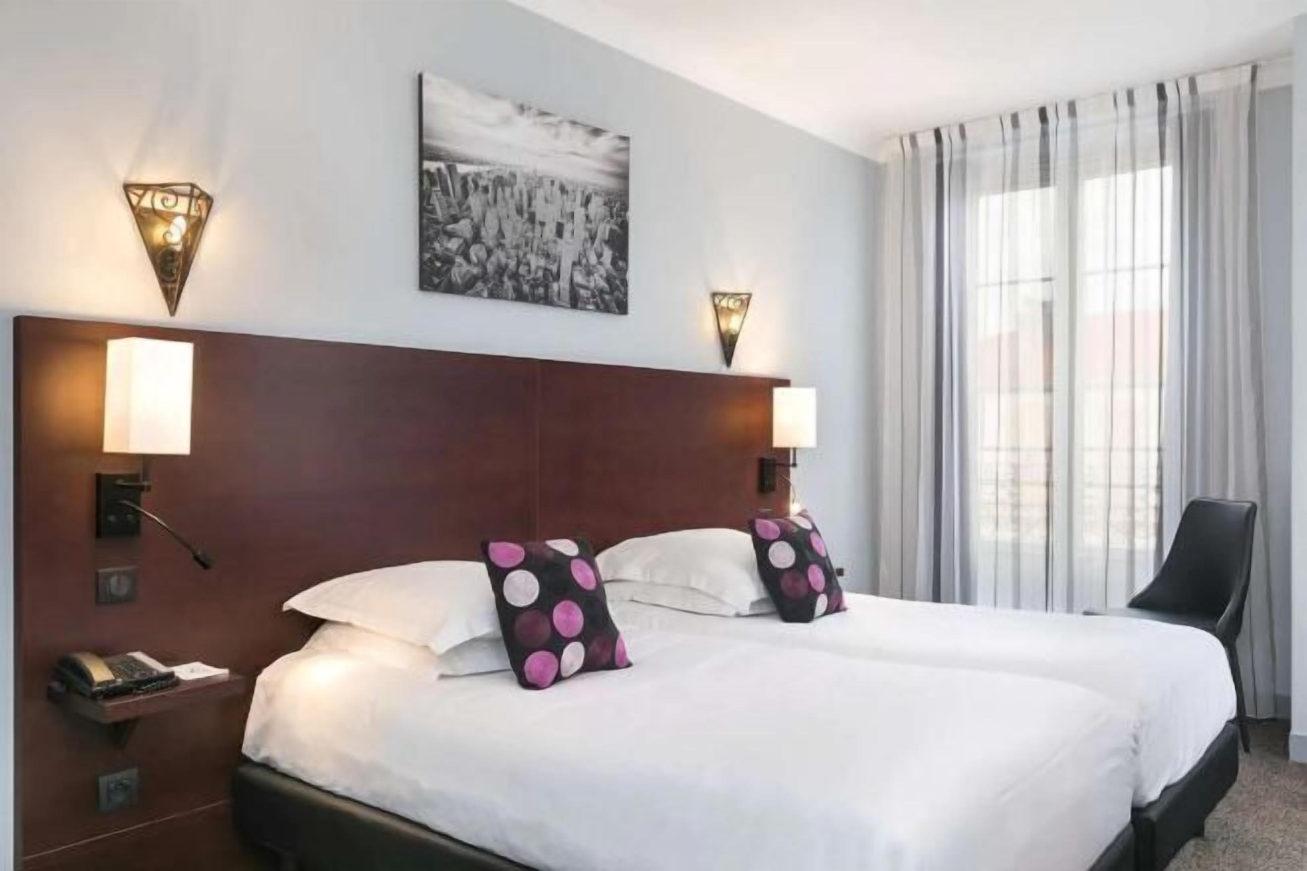 Roupas de cama premium, camas com colchões pillow-top