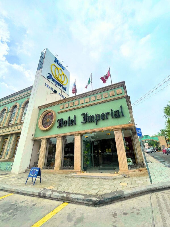 Entrada do alojamento