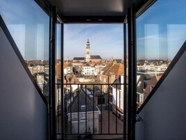 Vista para a cidade desde o alojamento