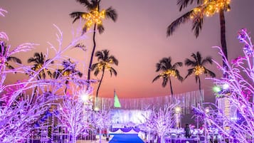 Área externa para casamento
