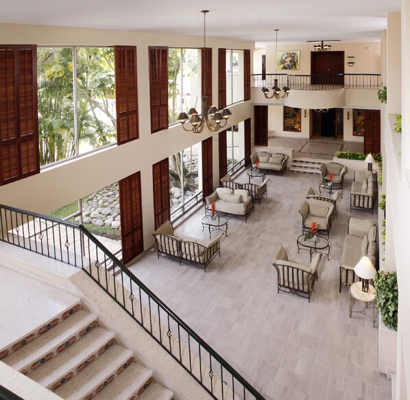 Sala de estar do lobby
