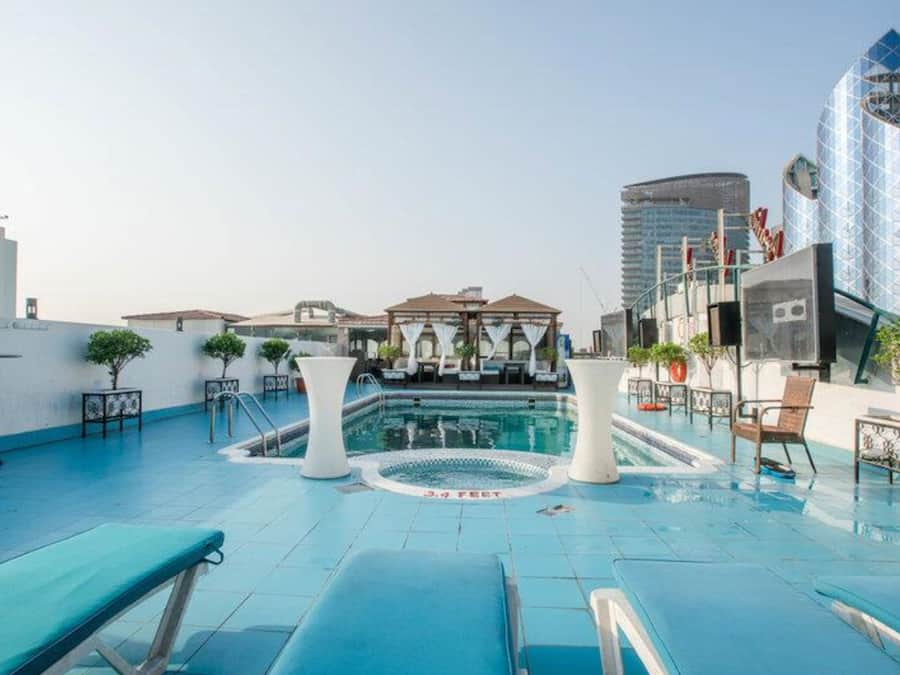 Terraço no piso superior