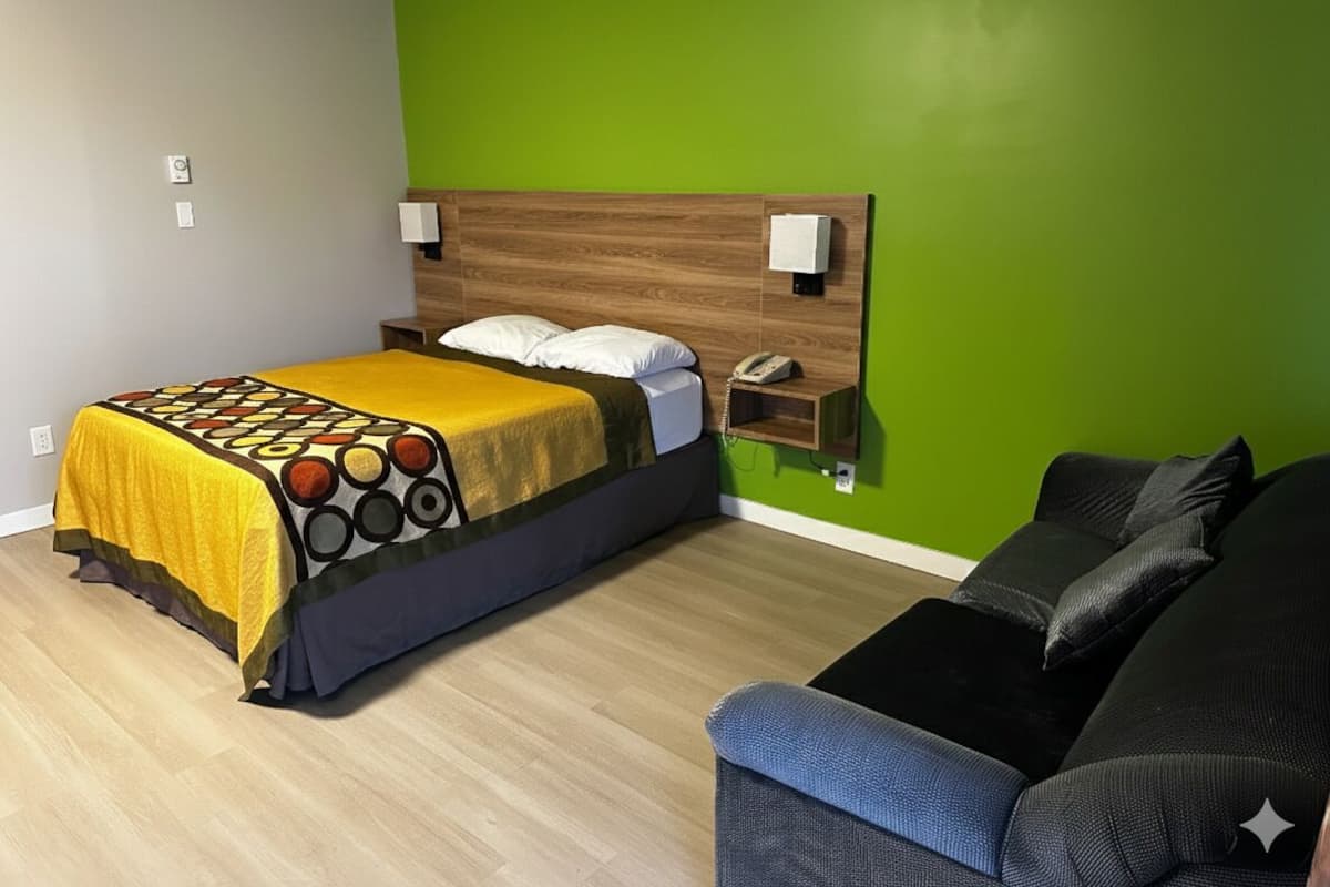 Quarto Standard, 1 cama queen-size, não fumadores | Secretária, quartos insonorizados, ferro/tábua de engomar, Wi-fi grátis