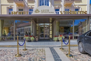 Entrada do alojamento