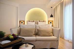 Quarto Deluxe, 1 cama king-size | Lençóis italianos Frette, roupa de alta qualidade 