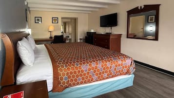 Quarto Standard, 1 cama king-size, não fumadores | Camas desdobráveis, Wi-fi grátis, roupa de cama fornecida