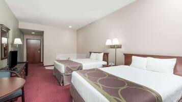 Quarto, 2 camas queen-size, não fumadores | Secretária, berços/camas para crianças grátis