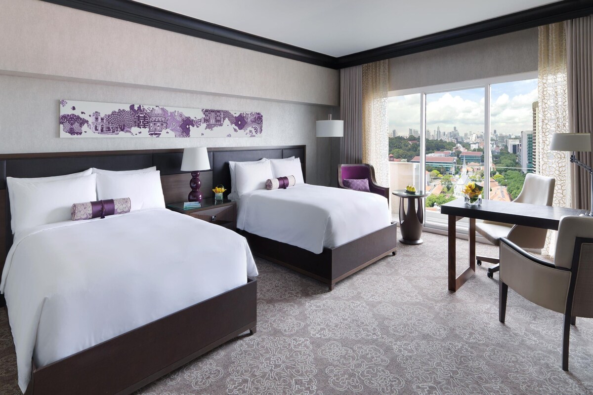 Fairmont, 2 Doubles, with Balcony | Minibar, cofre com capacidade para portátil, cortinas/cortinados opacos 