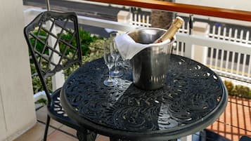 Estúdio standard, vista para o mar | Terraço/pátio