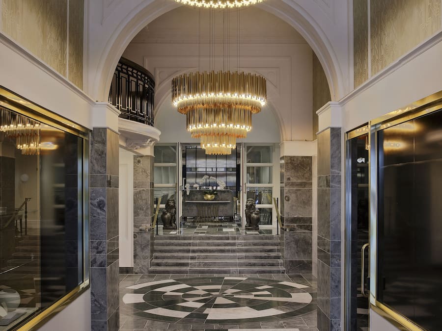 Entrada do alojamento