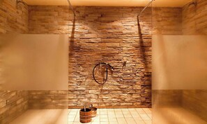 Sauna, tratamentos corporais, aromaterapia, massagens de pedras quentes 