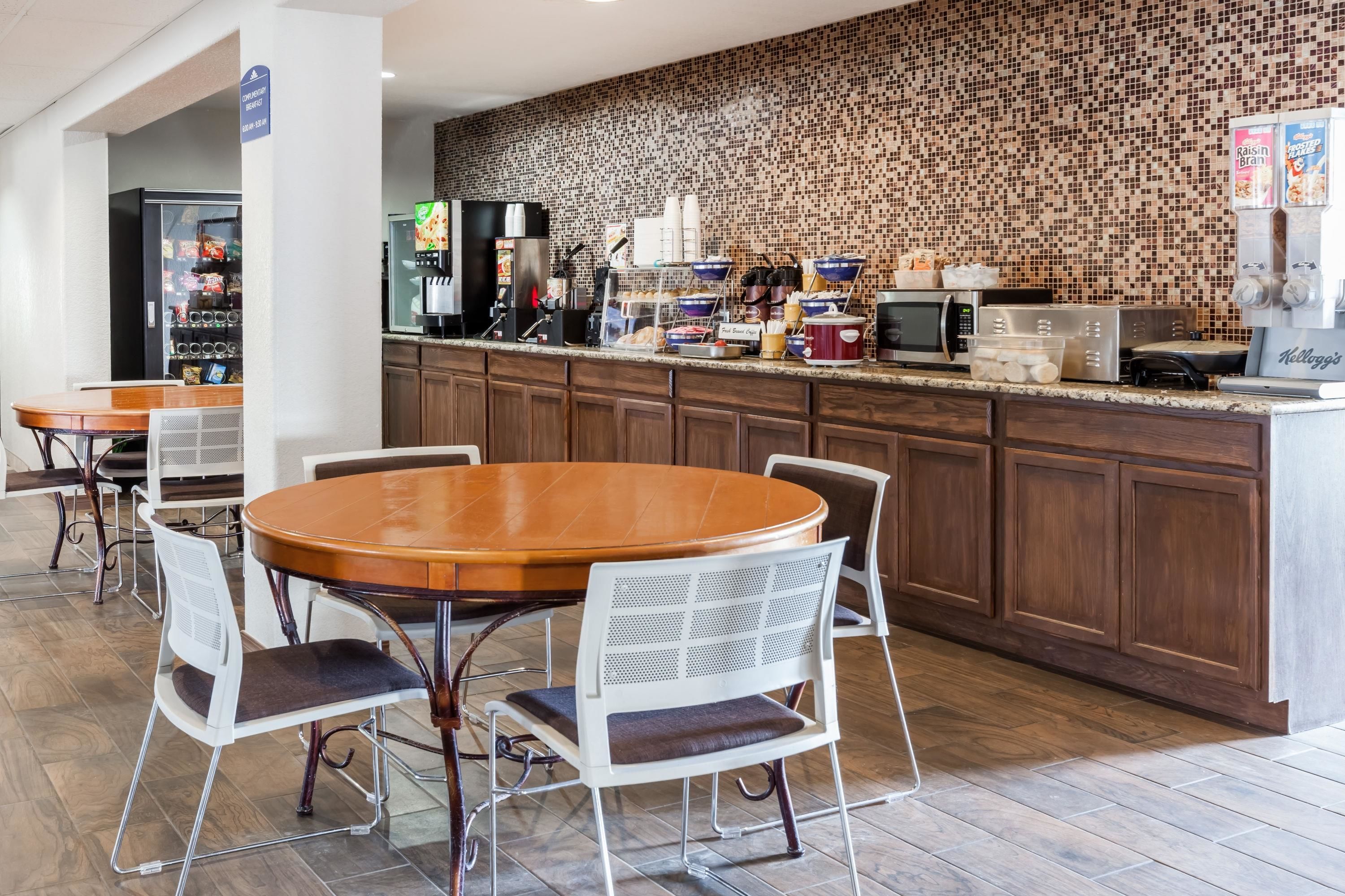 Café da manhã continental grátis todos os dias