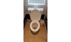 Quarto Twin Básico (with Ensuite) | Casa de banho | Um secador de cabelo, toalhas fornecidas 