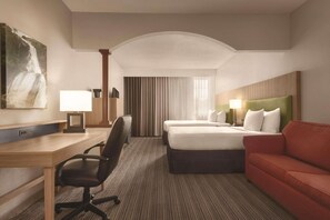 Suite-Estúdio, 2 camas queen-size, não fumadores | Roupa de alta qualidade, edredões de penas, camas de colchão pillowtop 