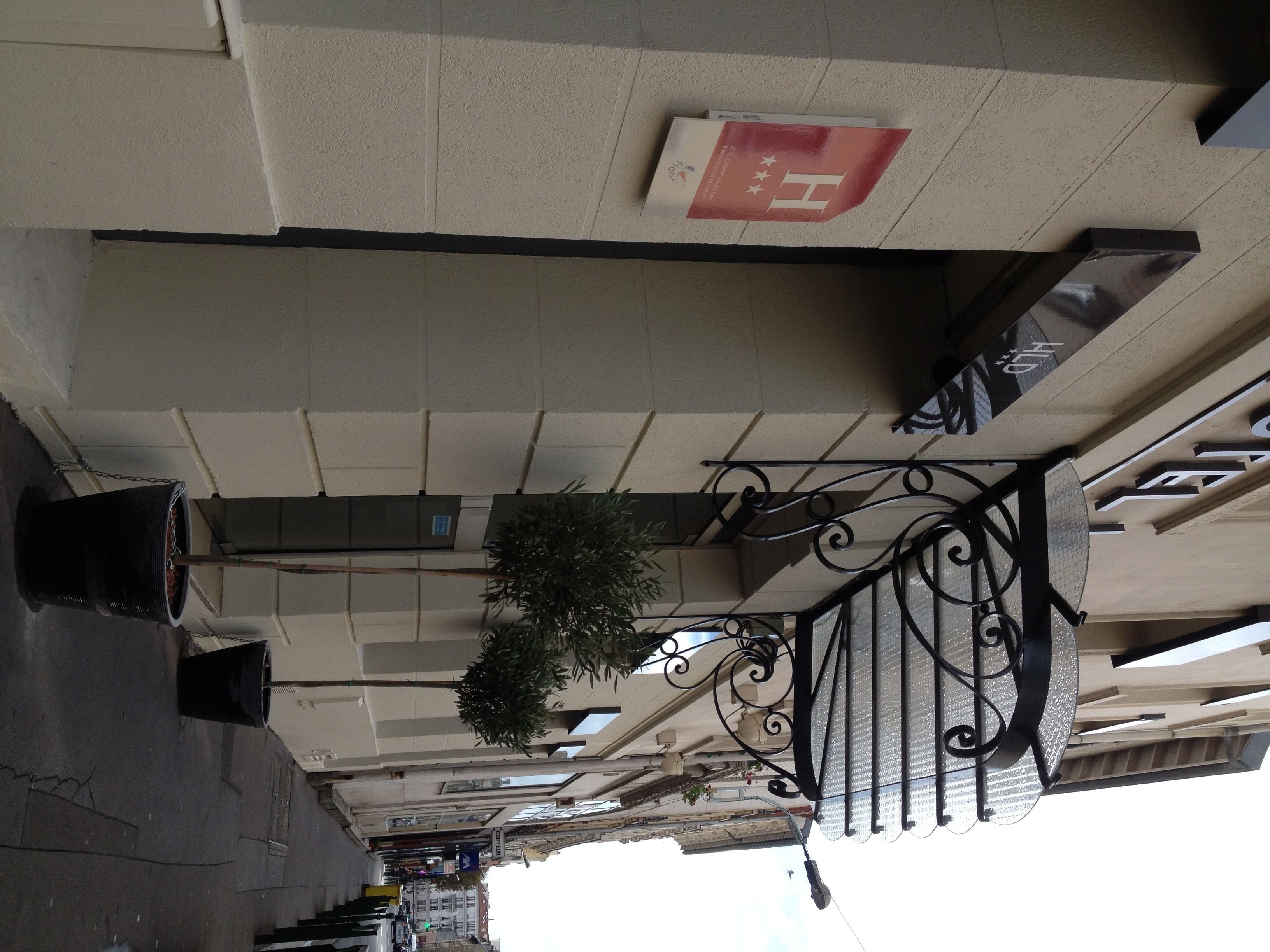 Entrada do alojamento