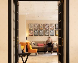 Sala de estar do lobby