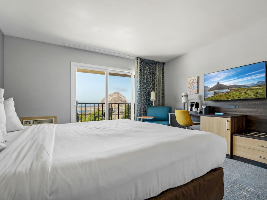 Quarto Deluxe, 1 cama king-size, varanda, vista para o oceano | Vista para a praia ou o mar