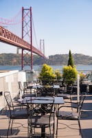 Terraço no piso superior