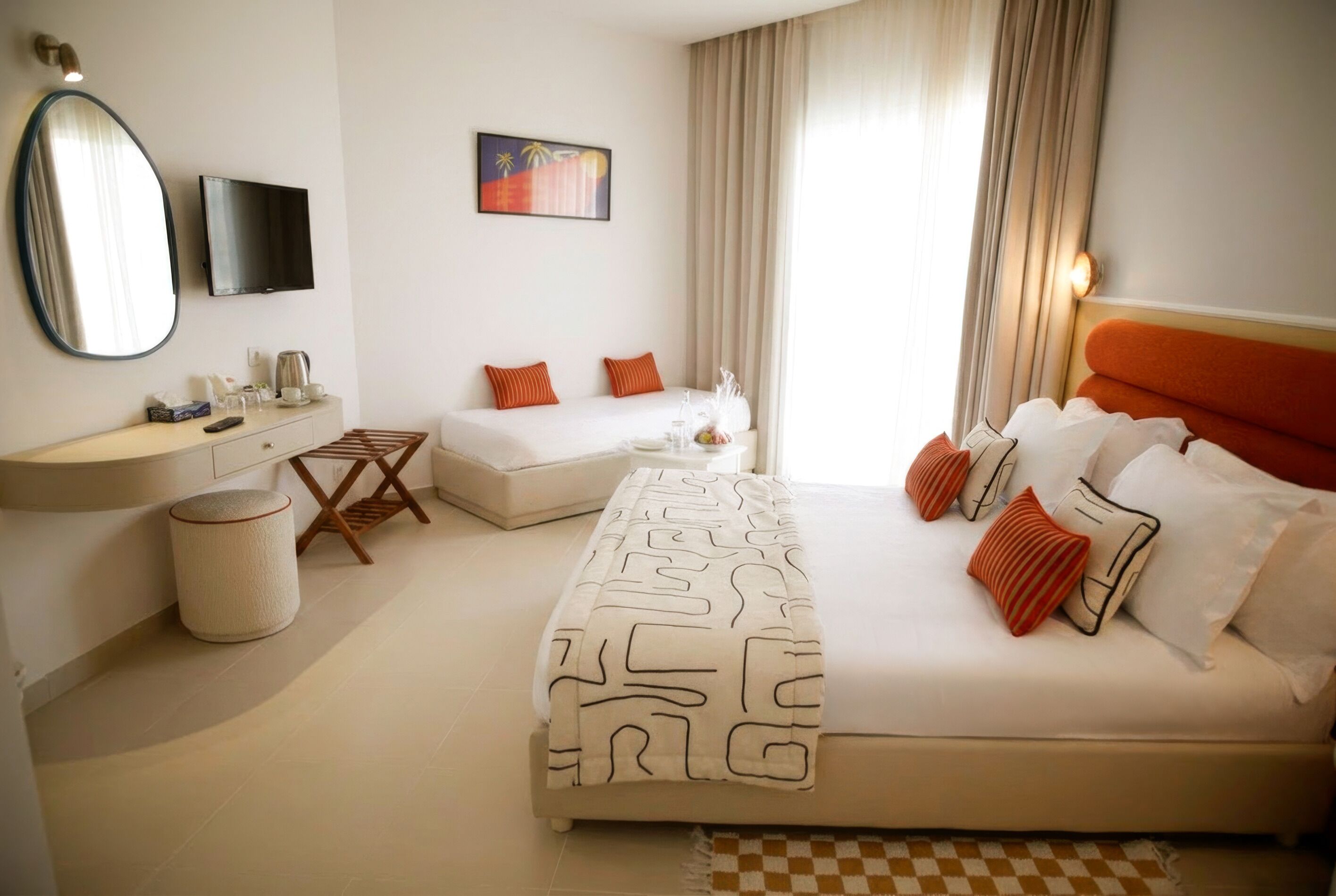 Quarto Superior | Roupa hipoalergénica, minibar, cofre no quarto 