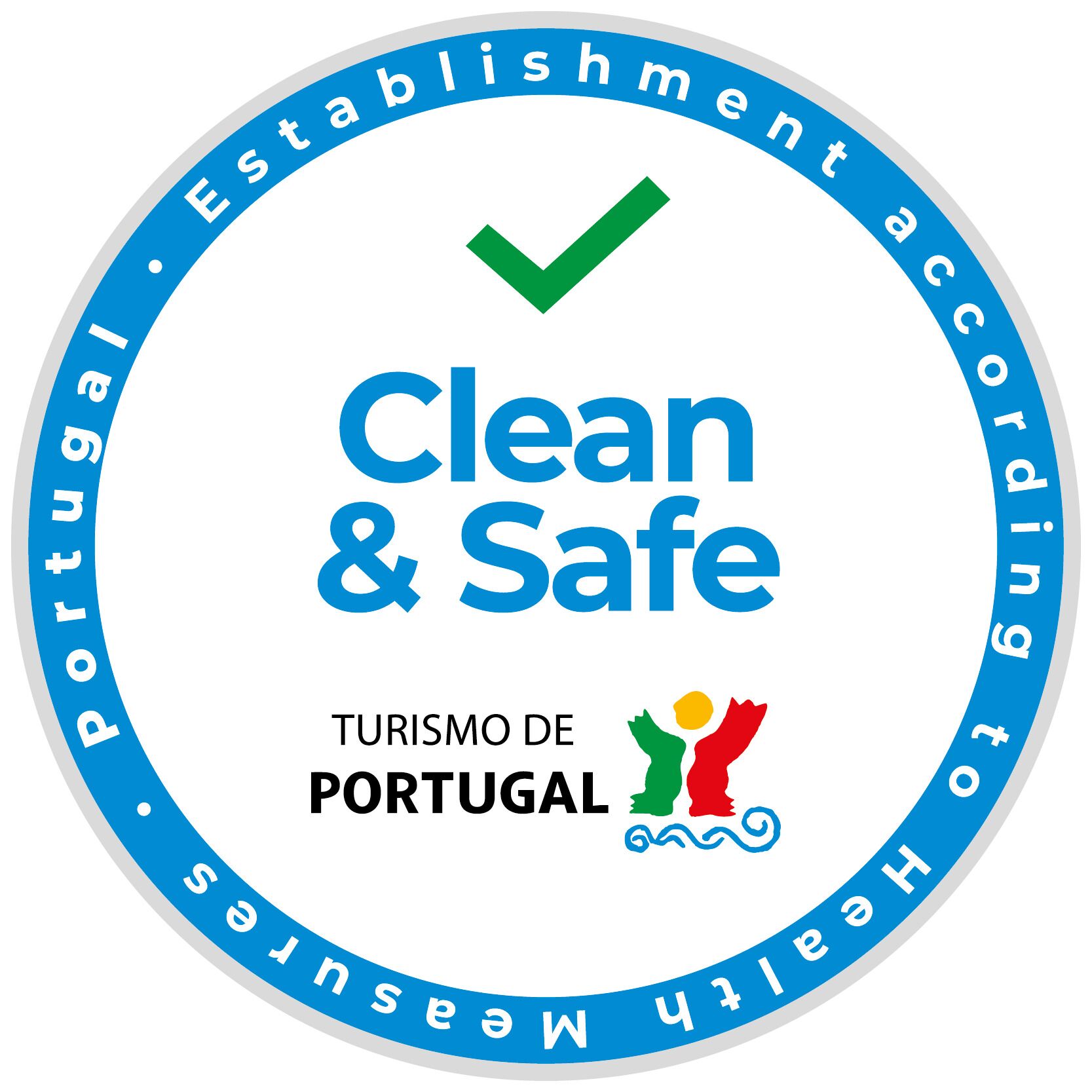 Logotipo circular com o texto 