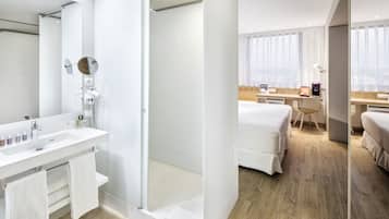 1 quarto, roupas de cama antialérgicas, cofres nos quartos, escrivaninha