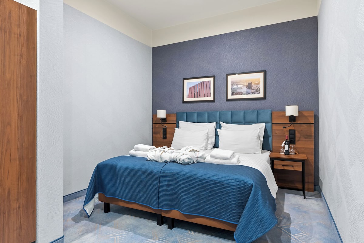 Quarto Duplo ou Twin Deluxe | 1 quarto, roupa de alta qualidade, minibar