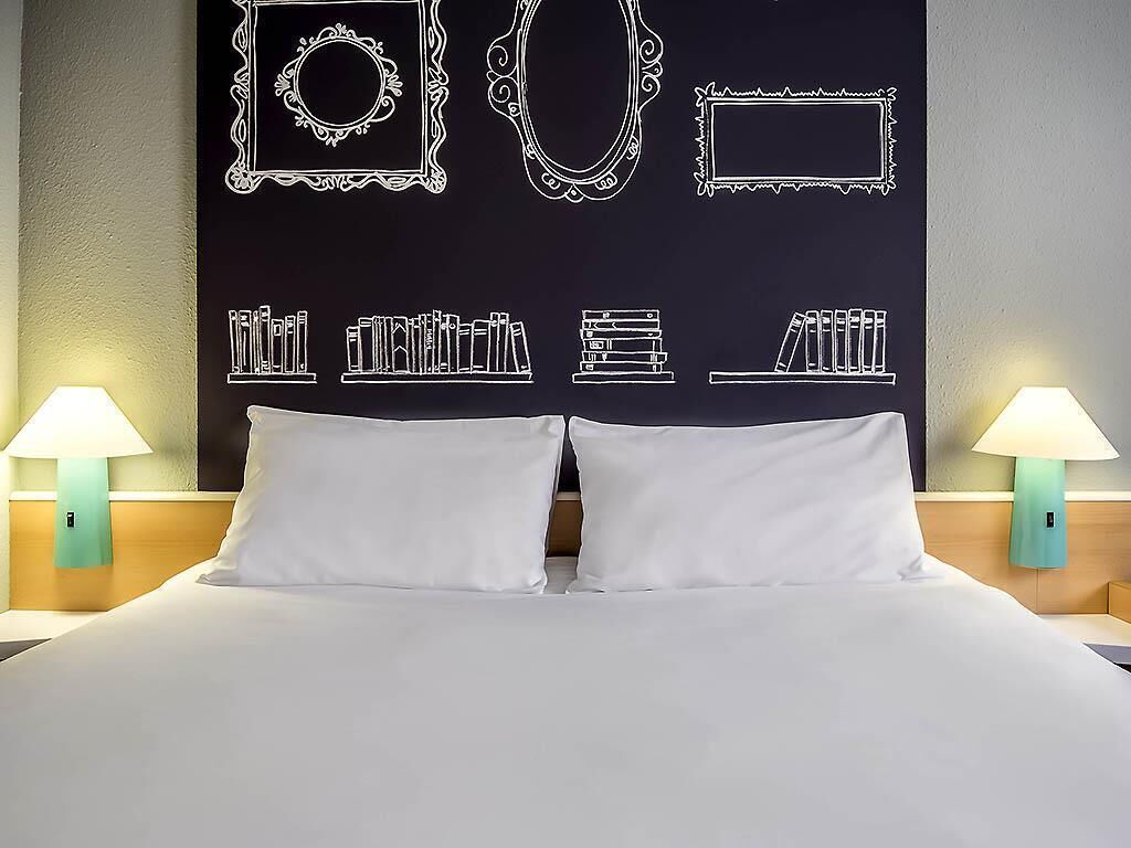 Quarto, 1 cama de casal | Roupa de alta qualidade, camas de colchão viscoelástico 