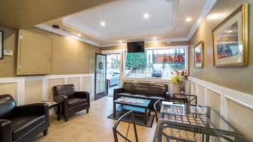 Sala de estar do lobby